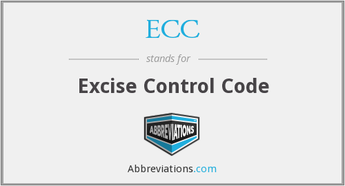 217. ECC Full-Form | What is Excise Control Code (ECC)