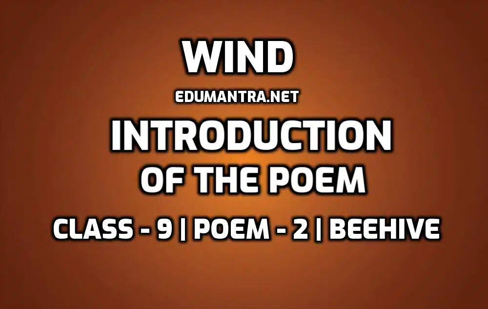 Wind- Introduction