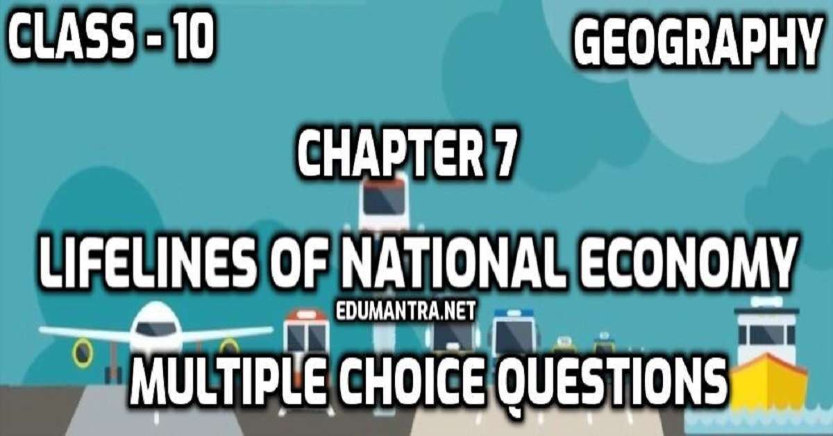 Class 10 Social Science Chapter - 7 Lifelines of National Economy ...