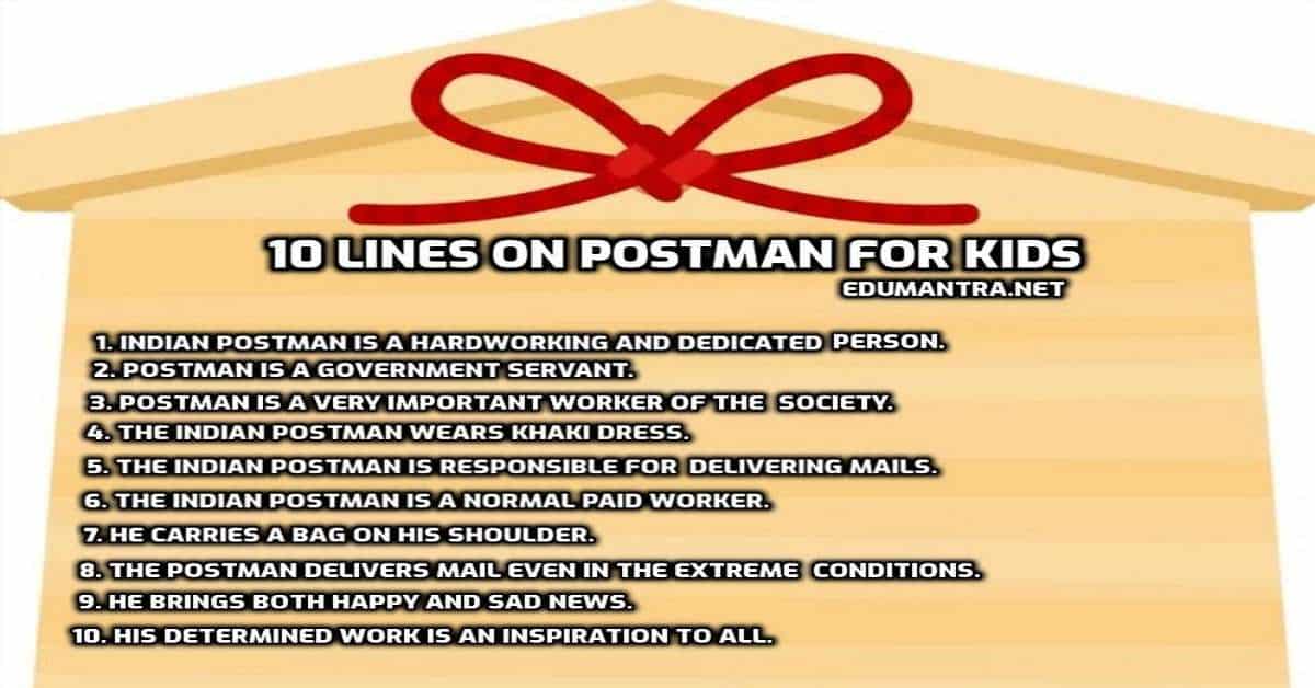 Paragraph on Postman: A Need of Everyone