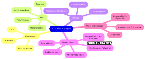A Triumph of Surgery Mind Map | Class 10 | Footprints Without Feet | Easy Concept Guide