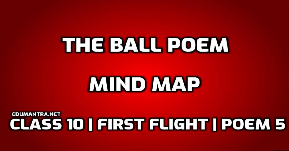 The Ball Poem Mind Map | Class 10 | First Flight | Easy Concept Guide