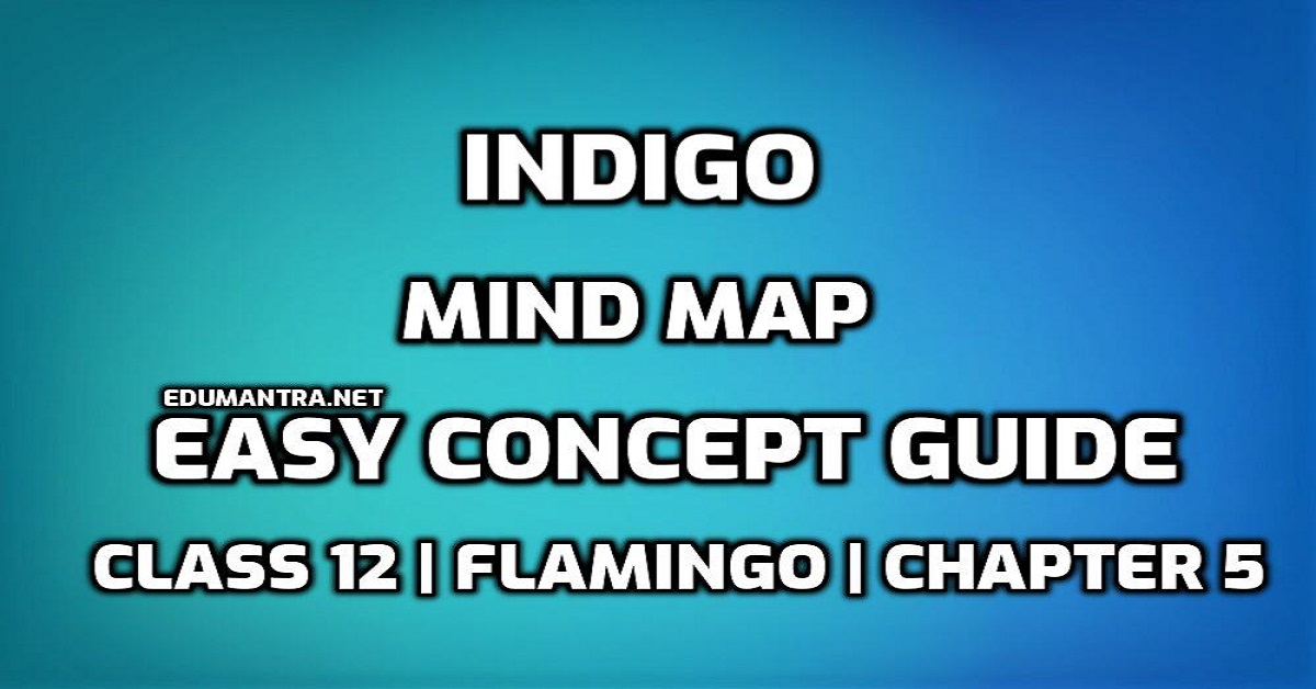 Indigo Mind Map | Class 12 | Flamingo | Easy Concept Guide