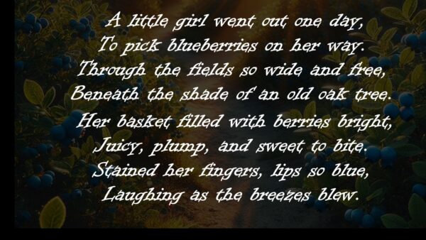 10 Poems on Fruit – Rhyming Delight First Fig, Blackberry Picking & More.