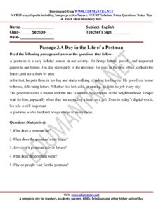 50+ Reading Comprehension for Class 6 with Answers | Practice Reading ...
